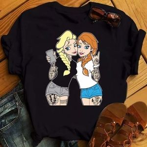 Tops | Punk Rock Anna And Elsa | Poshmark